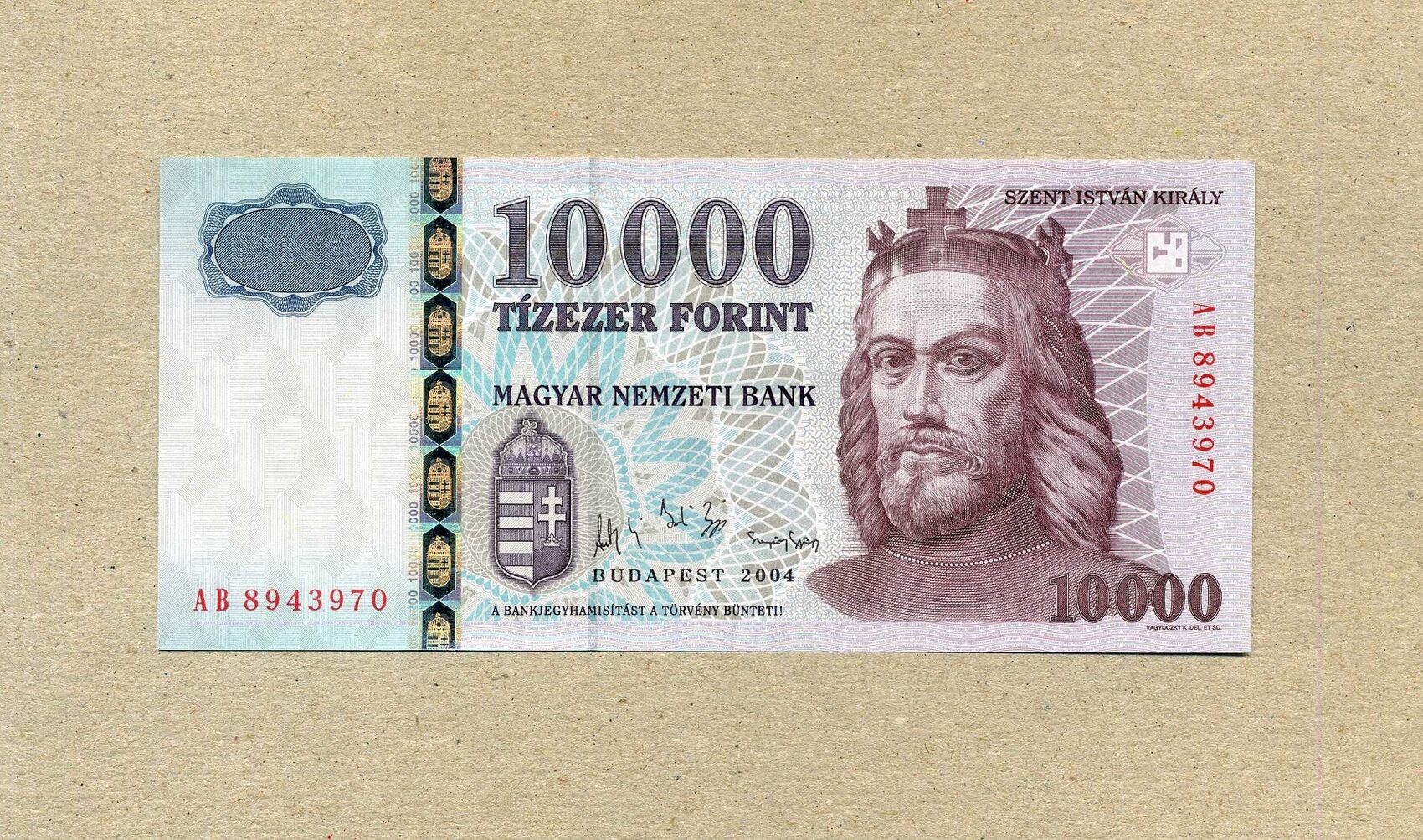 Ungarn 10.000 Forint 2004 P.192c unc/kassenfrisch | MA-Shops