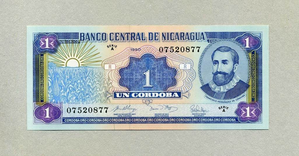 Nicaragua 1 Cordoba 1990 P.173 unc/kassenfrisch | MA-Shops