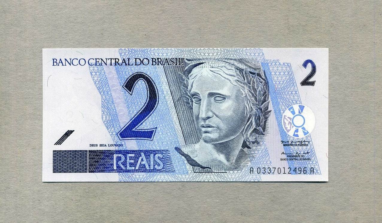 Brasilien 2 Reais 2001 P.249a unc/kassenfrisch | MA-Shops