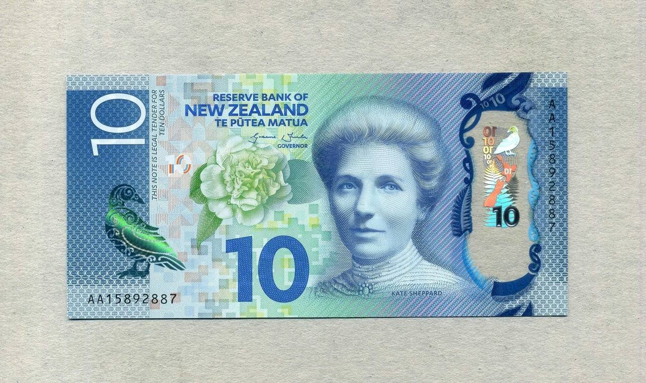 Neuseeland 10 Dollars 2015 P.192a/21015 - Kate Sheppard - unc ...