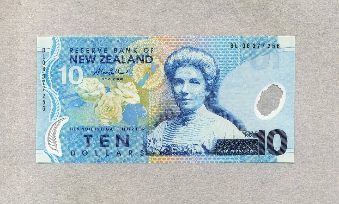 Neuseeland 10 Dollars P.186b/2006 - Kate Sheppard - unc/kassenfrisch ...