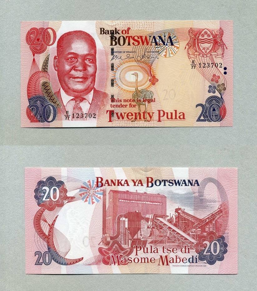 Botswana 20 Pula 2006 P.27b unc/kassenfrisch | MA-Shops