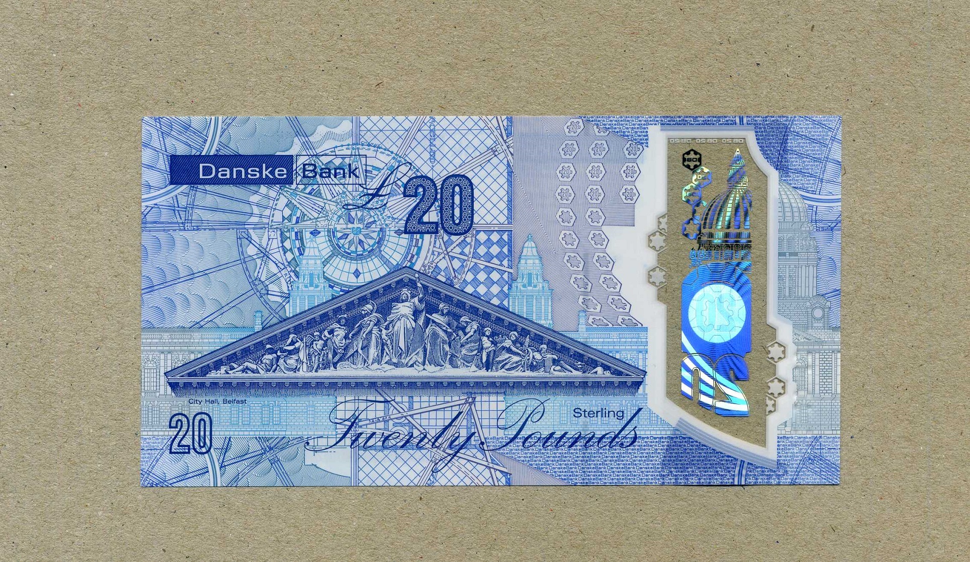 Nord-Irland - Danske Bank 20 Pounds 09.7.2019 - Neue Ausgabe Polymer ...
