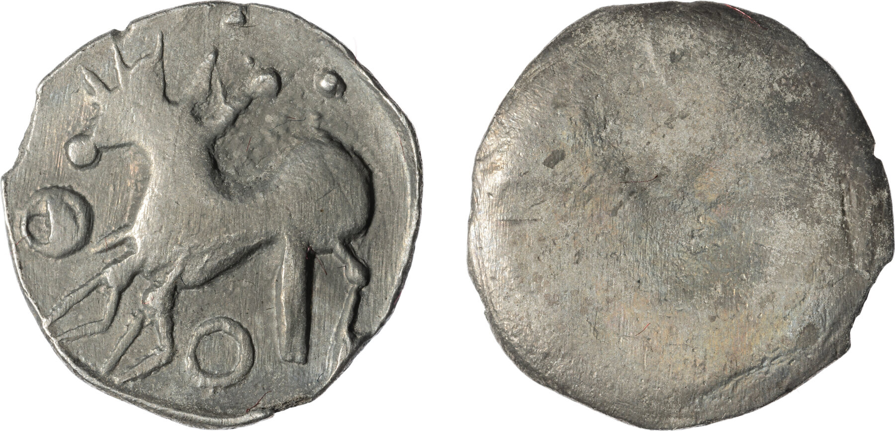 Celtic Celts Boii - drachma of Spiš type, northern Slovakia, 1.022 g ...