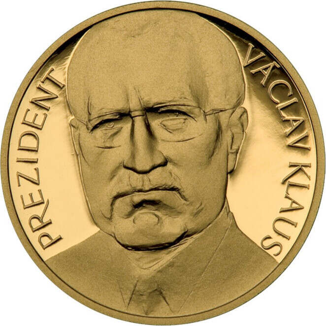 2008 Czech Republic – 1/4 Oz Gold Medal President Václav Klaus and the ...
