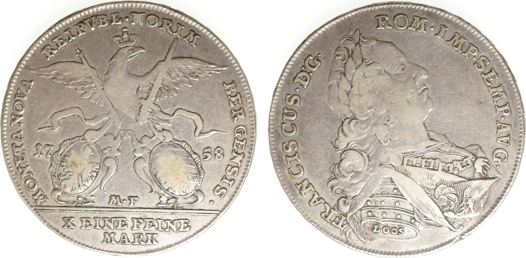 Deutschland Taler 1758 ss-vz | MA-Shops