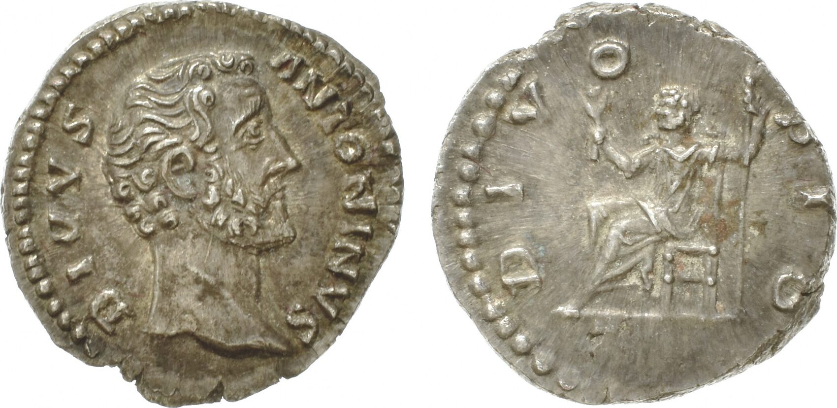 Römisches Kaiserreich Denar nach 161 n. Chr. Antoninus II. Marcus ...