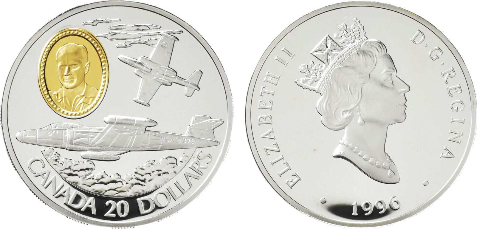 Kanada 20 Dollar 1996 CF-100 Cannuck pp | MA-Shops