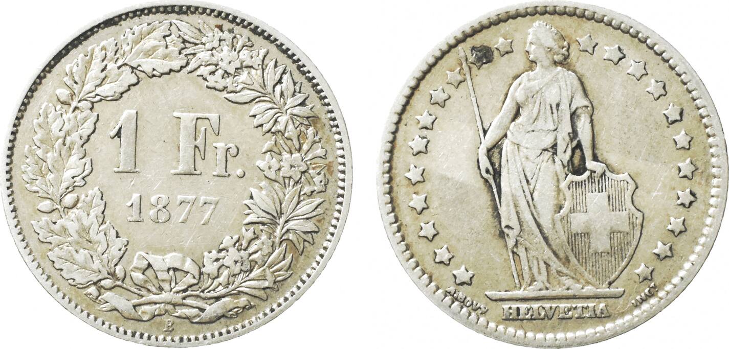 Schweiz 1 Franken 1877 ss+ | MA-Shops
