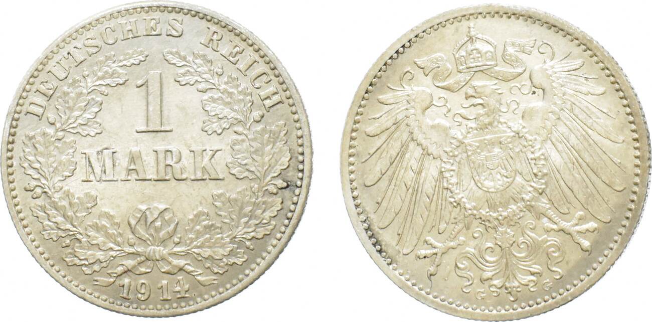 Deutschland 1 Mark 1914 G -unz | MA-Shops