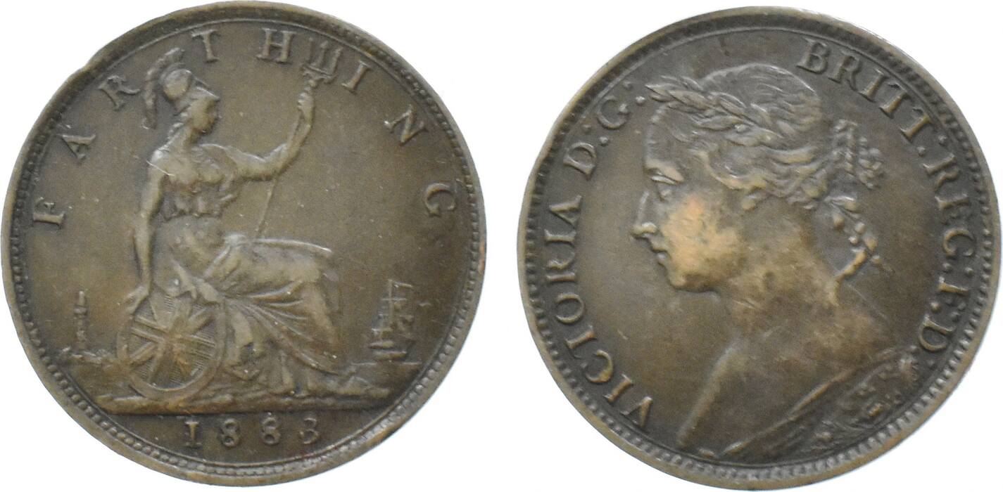 Grossbritannien Farthing 1883 ss | MA-Shops