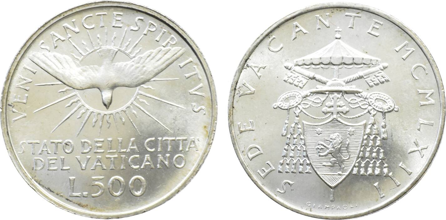 Vatikan 500 Lire 1958 Sede Vacante unz | MA-Shops