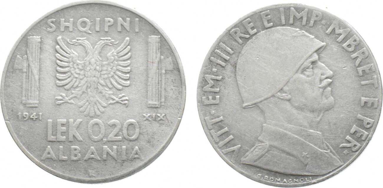 Albanien 0.20 LEK 1941 XIX ss | MA-Shops