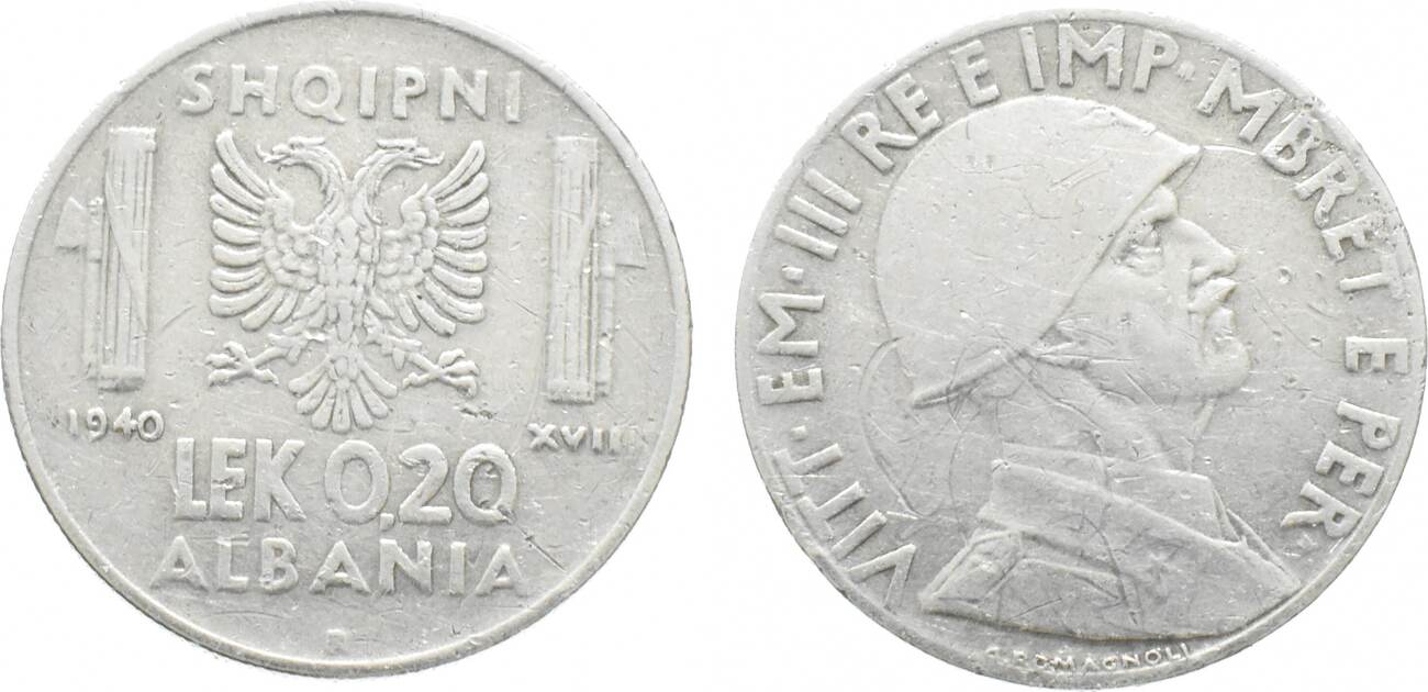 Albanien 0.20 LEK 1940 XVIII ss | MA-Shops