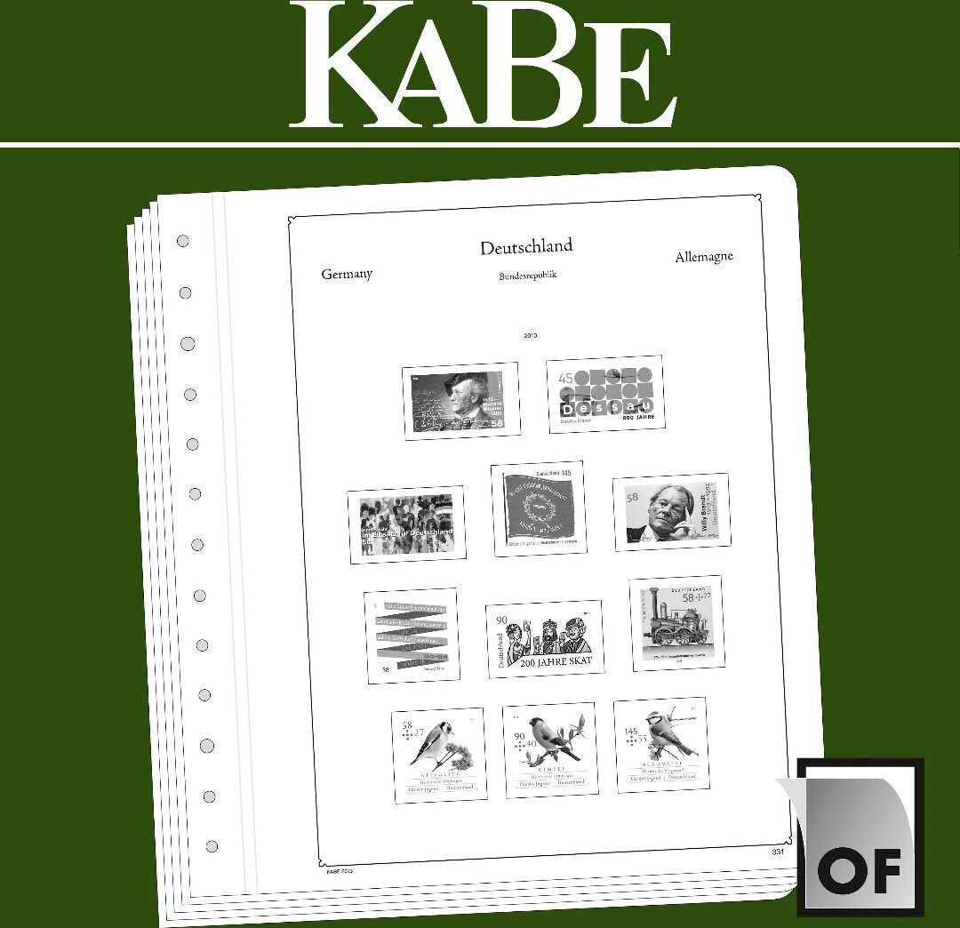 KABE Bund 2000-2004 Vordrucke OF 326808 Neu | MA-Shops