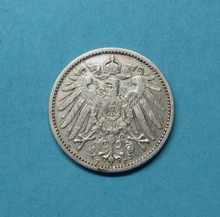 Deutsches Reich 1885 A 1 Mark großer Adler Silber | MA-Shops