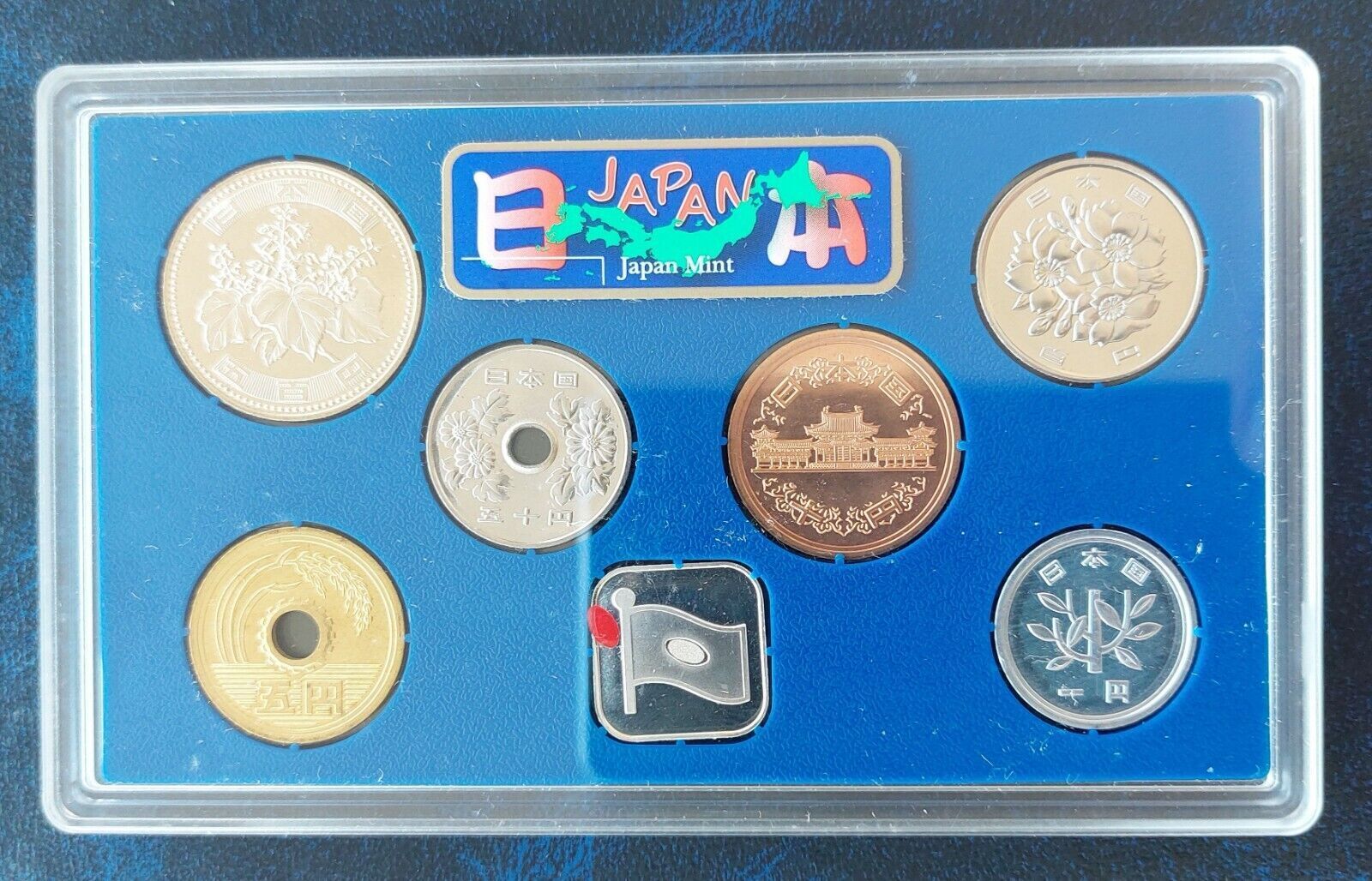 500 YEN 2003 JAPAN 6 DIF BU COINS MINT SET 1 - YEAR BEAUTIFUL JAPAN ...