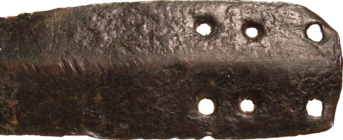 Griffplattendolch aus der Bronzezeit, Dolchklinge VZ keltisch ...
