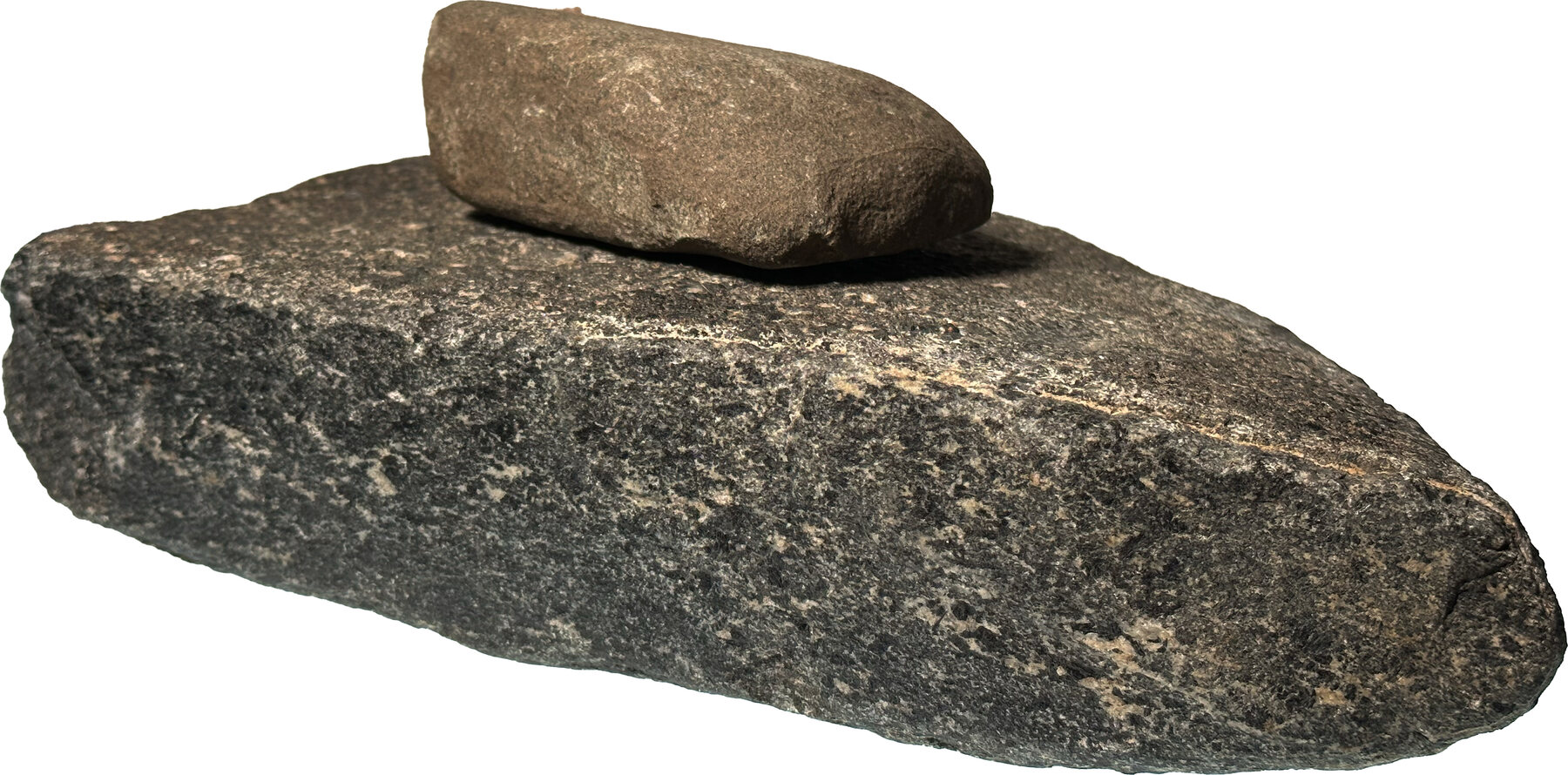 Neolithisch Mahlstein, Reibstein aus Granit, Dänemark Sammlung ...