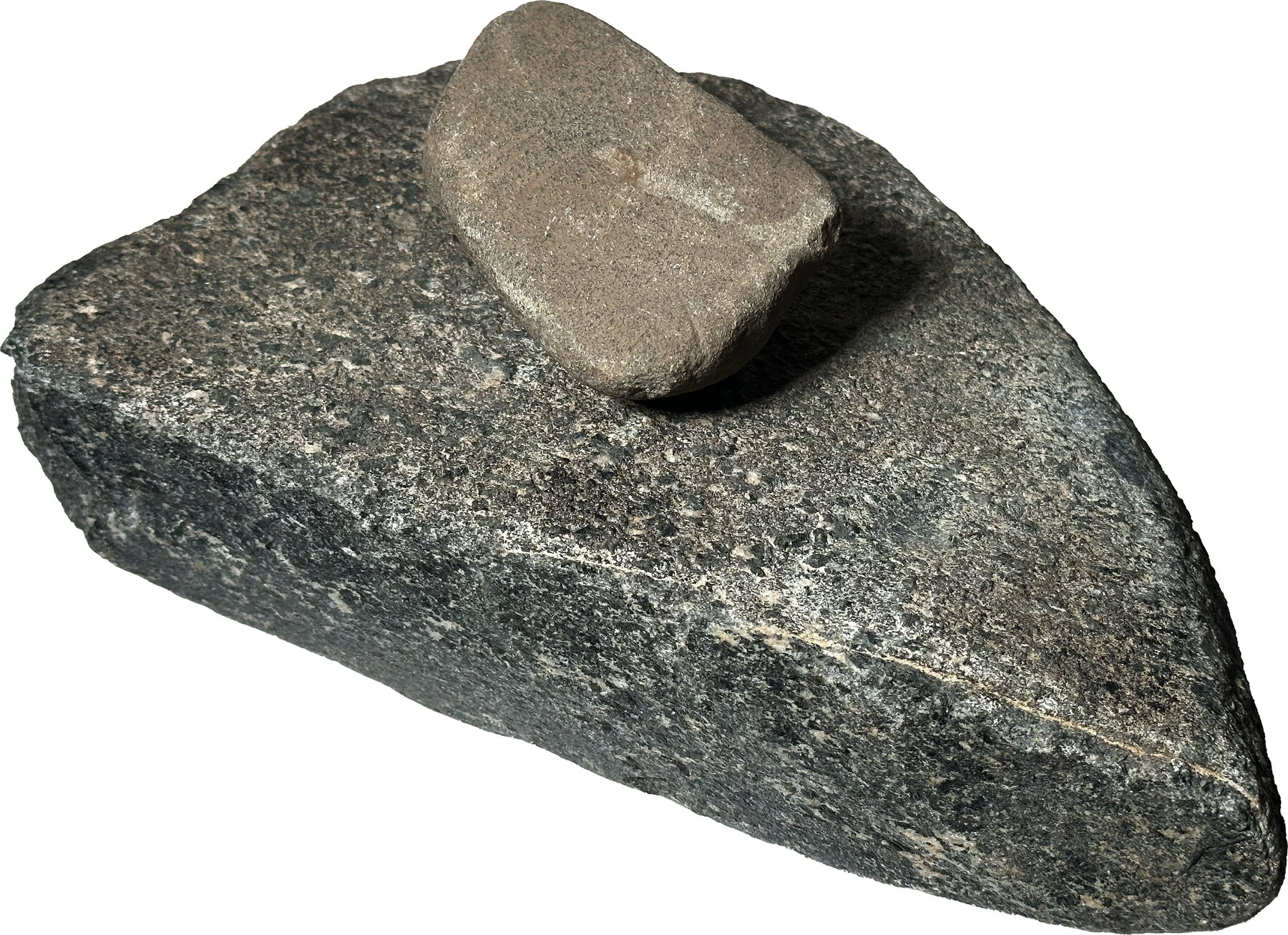 Neolithisch Mahlstein, Reibstein aus Granit, Dänemark Sammlung ...