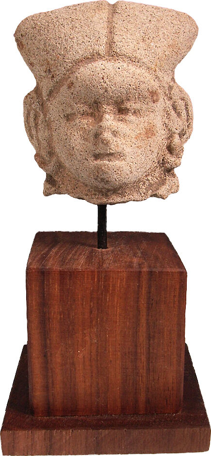 Präkolumbische Kopf Keramik Figurine, Inka und Maja, Tumaco-La-Tolita ...