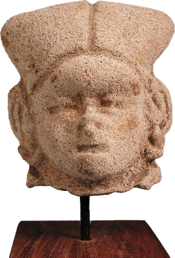 Präkolumbische Kopf Keramik Figurine, Inka und Maja, Tumaco-La-Tolita ...