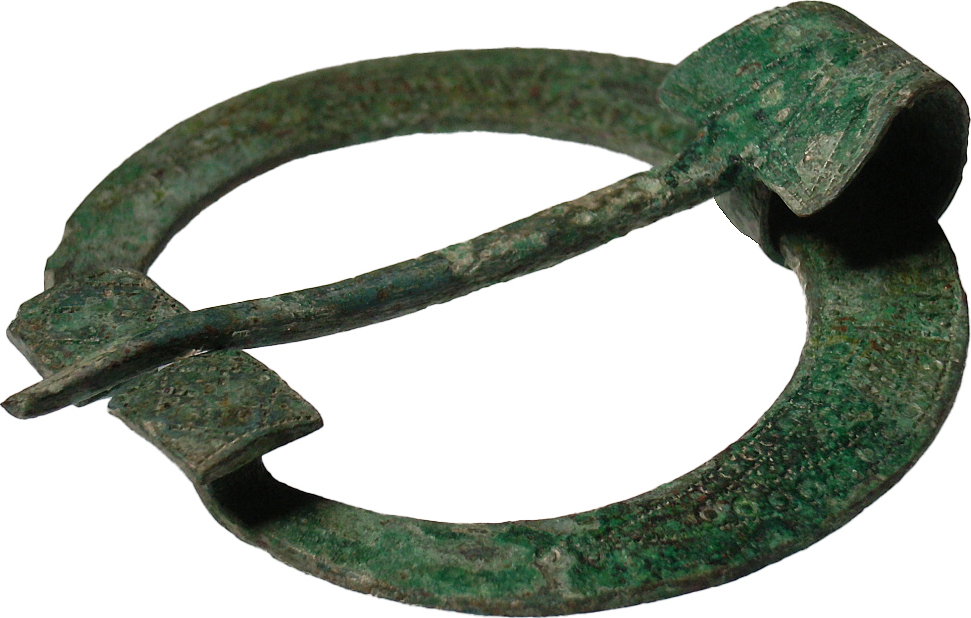 Große Wikinger Omega Fibel mit reicher Verzierung, Normannen Sammlung ...