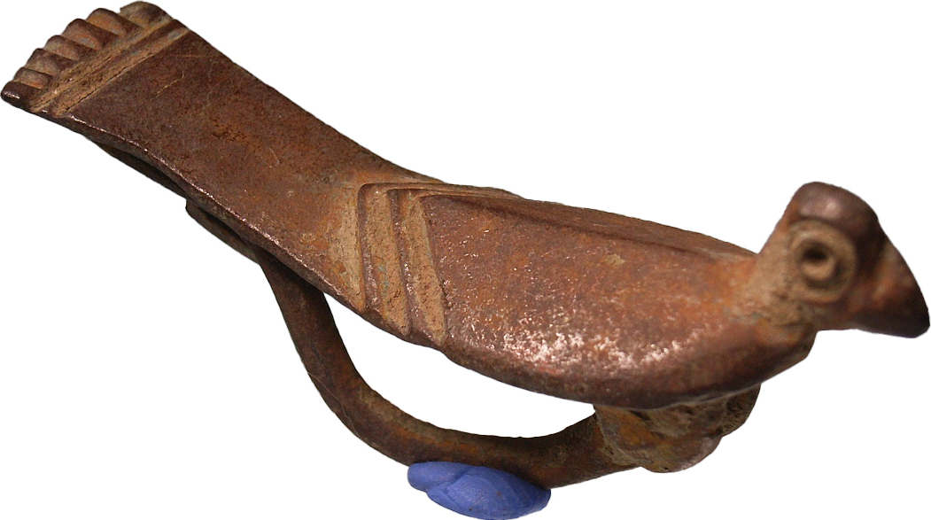 Römische Gewandfibel in Taubenform. Römer Fibel Sammlung aus der Antike ...