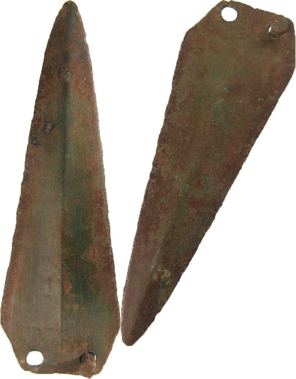 Seltenheit: Dolchklinge aus der Bronzezeit, VZ - keltisch ...