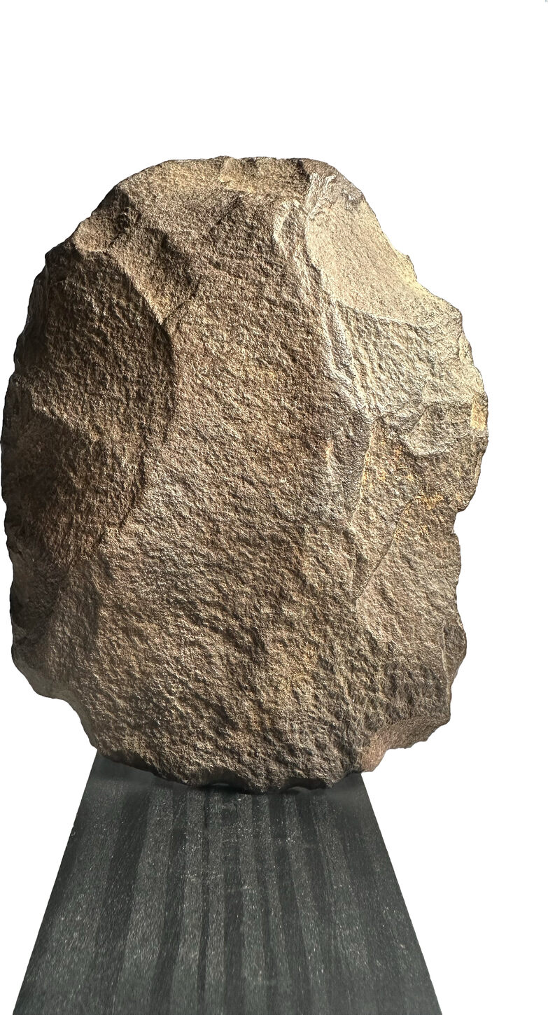 Altsteinzeit: Bifazialer Faustkeil aus dem Paläolithikum, SAHARA ...