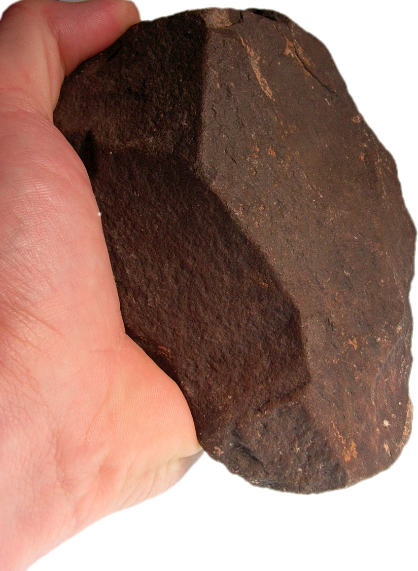 Altsteinzeit: Bifazialer Faustkeil aus dem Paläolithikum, SAHARA ...