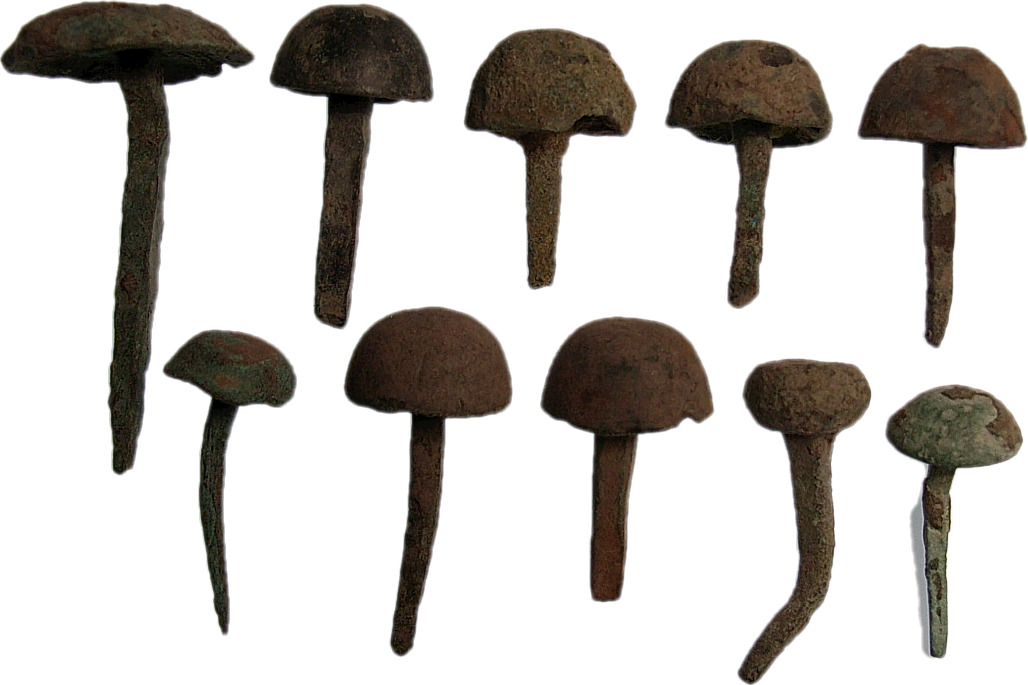Römisches Konvolut Nägel aus Bronze, Antike RÖMER Sammlung Nachlass ...