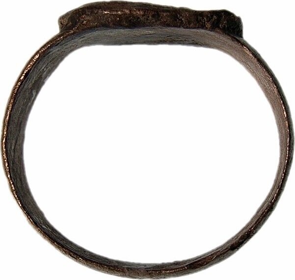 SENATORENRING Römischer Siegelring aus Silber mit Senator Kaiser ANTIKE ...