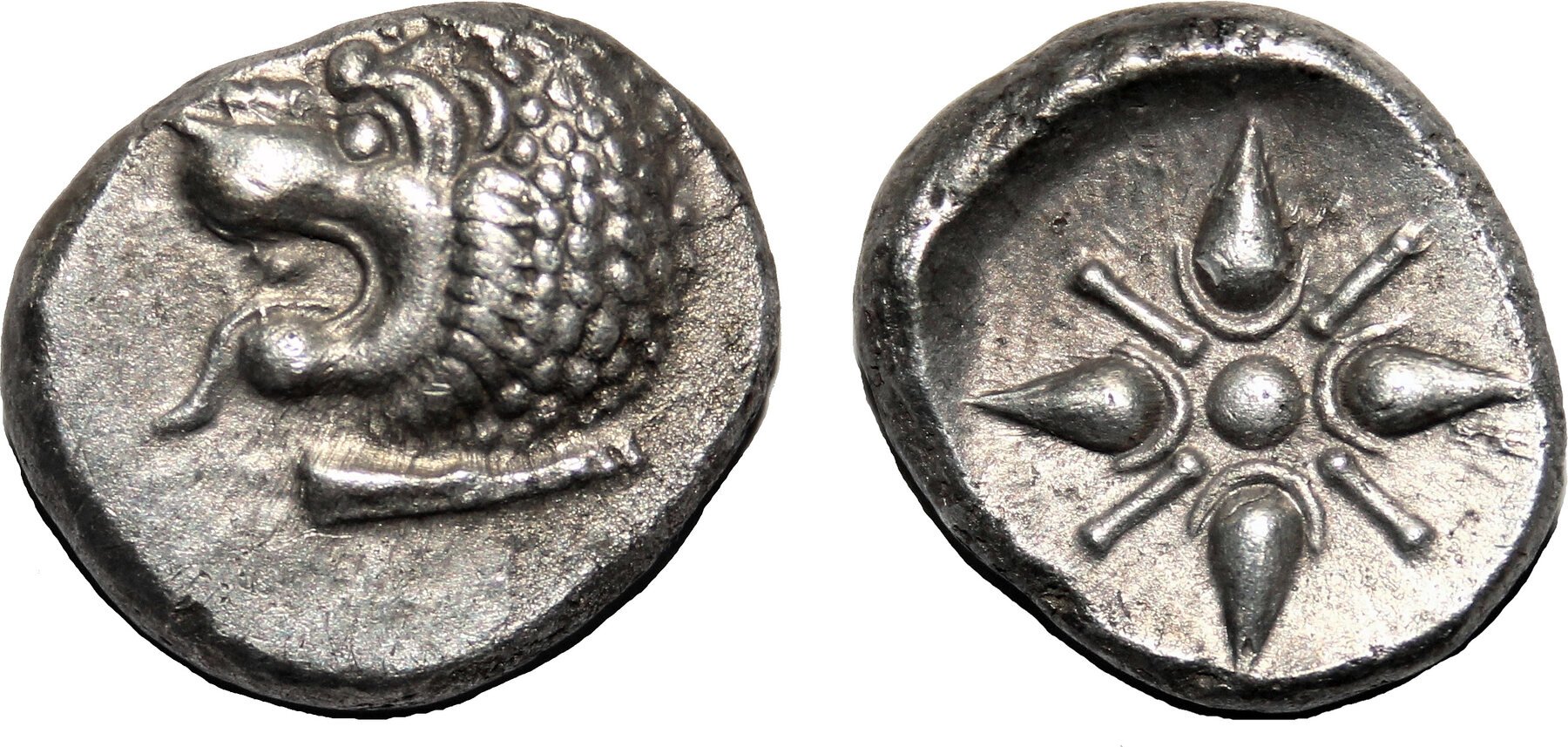 Greek SATRAPS OF CARIA. Hekatomnos AR Drachma. EF. Mylasa mint. Ca. 395 ...