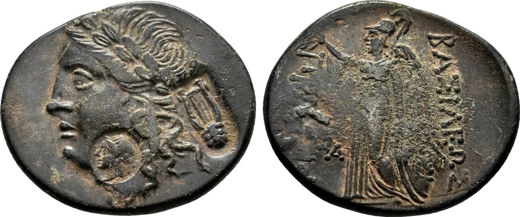 Greek 238-183 BC Kings of Bithynia. PRUSIAS I Chloros AE29. EF/VF+ ...