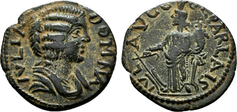Roman Provincial A.D. 193-211 PARLAIS (Pisidia) AE21. Julia Domna. VF+ ...