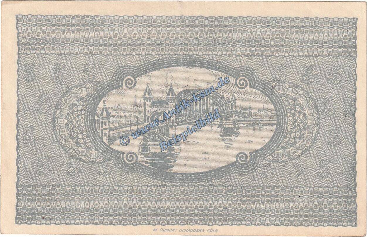 Inflation De. 500.000 Mk. Bonn, Banknote 500.000 Mark Schein in L-gbr ...