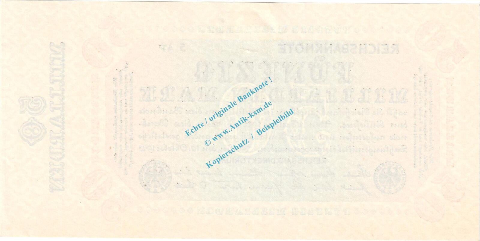 Inflation DE 50 Mia. Mk. Banknote, 50 Milliarden Mark Schein in kfr ...