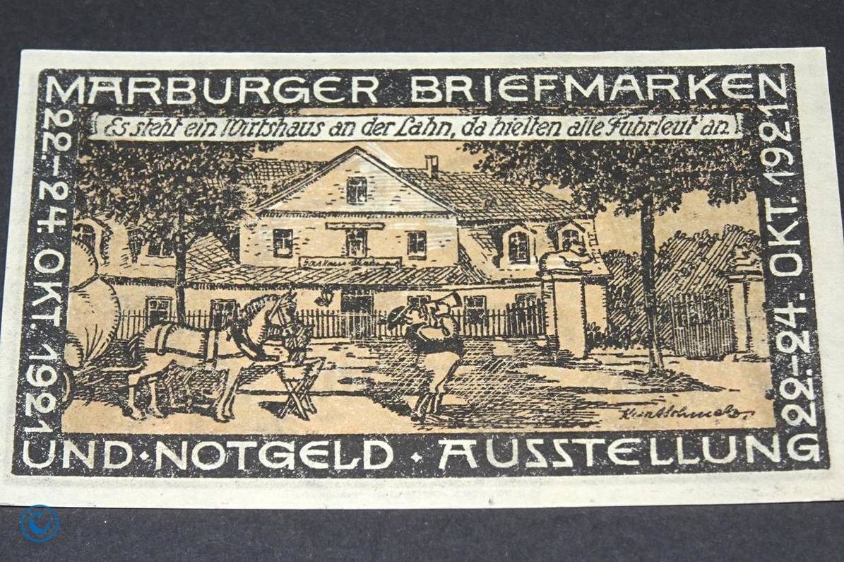 Notgeld DE 25 Pf. Notgeld Marburg, 25 Pfennig Schein, Mehl Grabowski ...