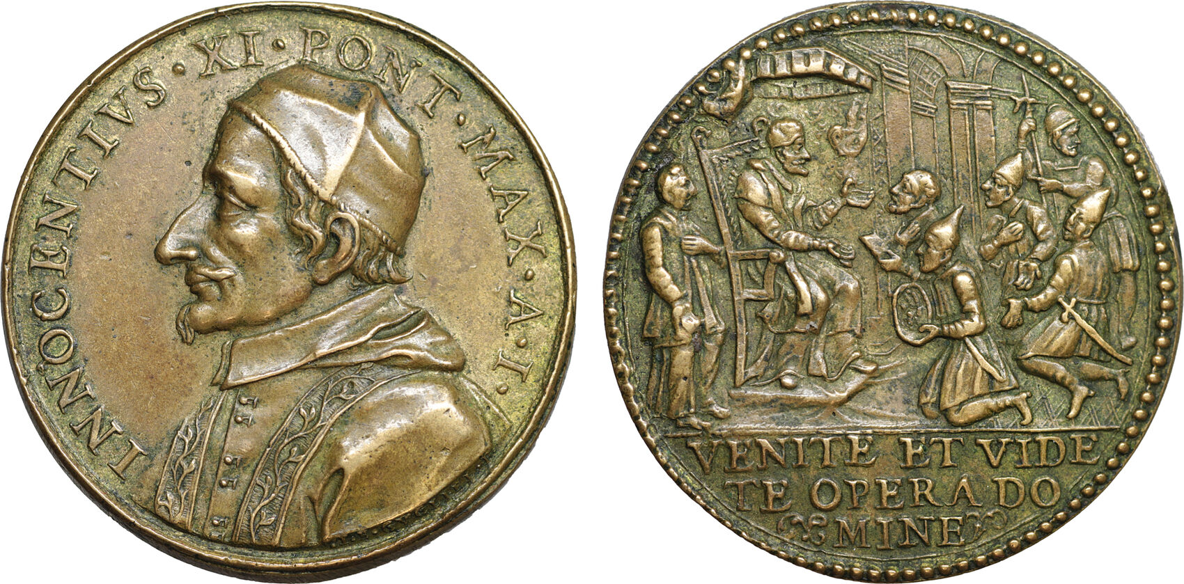 Papal States / Kirchenstaat Posthumous Medal 1676-1689 Innocent XI Rare ...