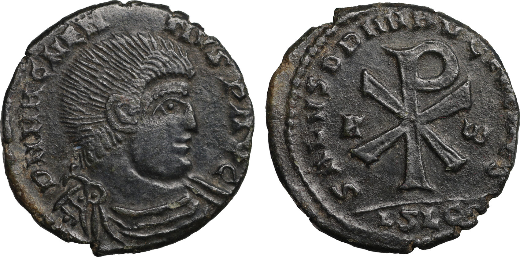 Roman Empire Double Centenionalis AD 350-353 Magnentius Rare. XF | MA-Shops