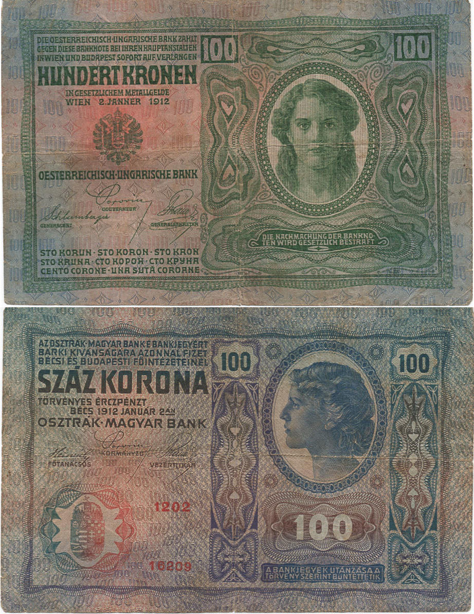 Österreich / Austria 100 KRONEN 1912 UNC | MA-Shops