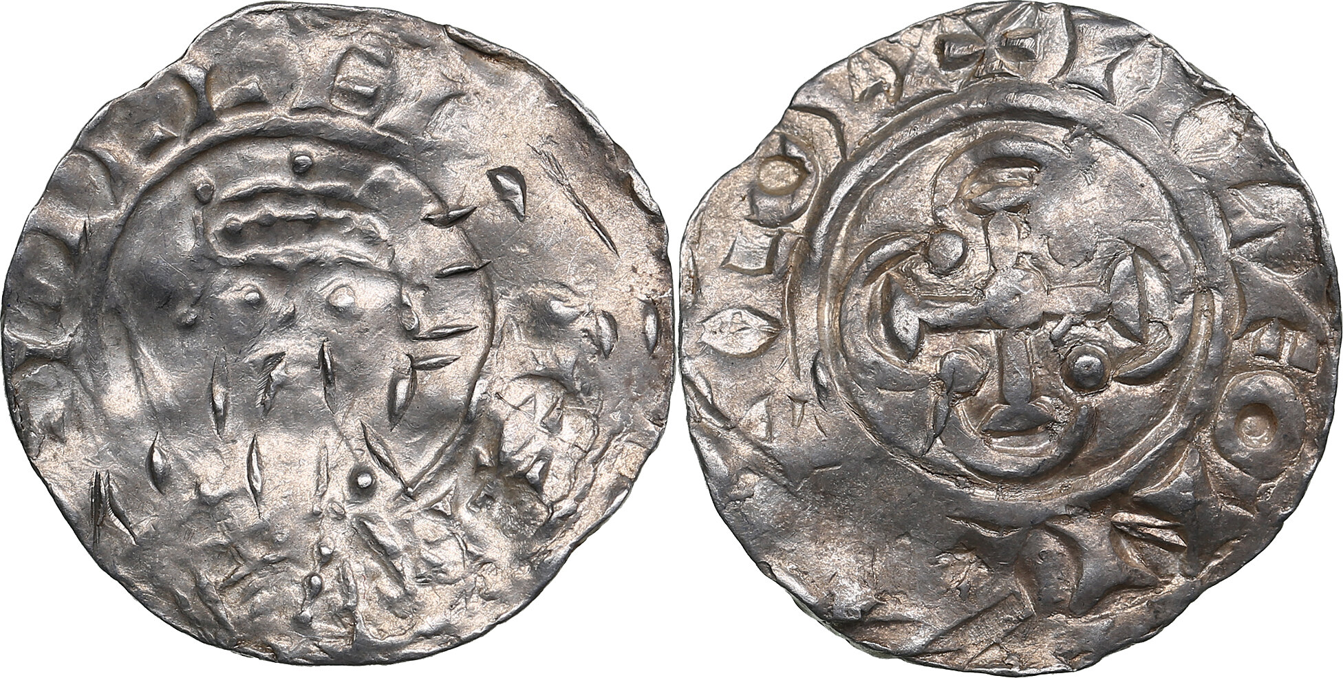 England / Lincoln Penny London, William II Rufus (1087-1100), Cross in ...