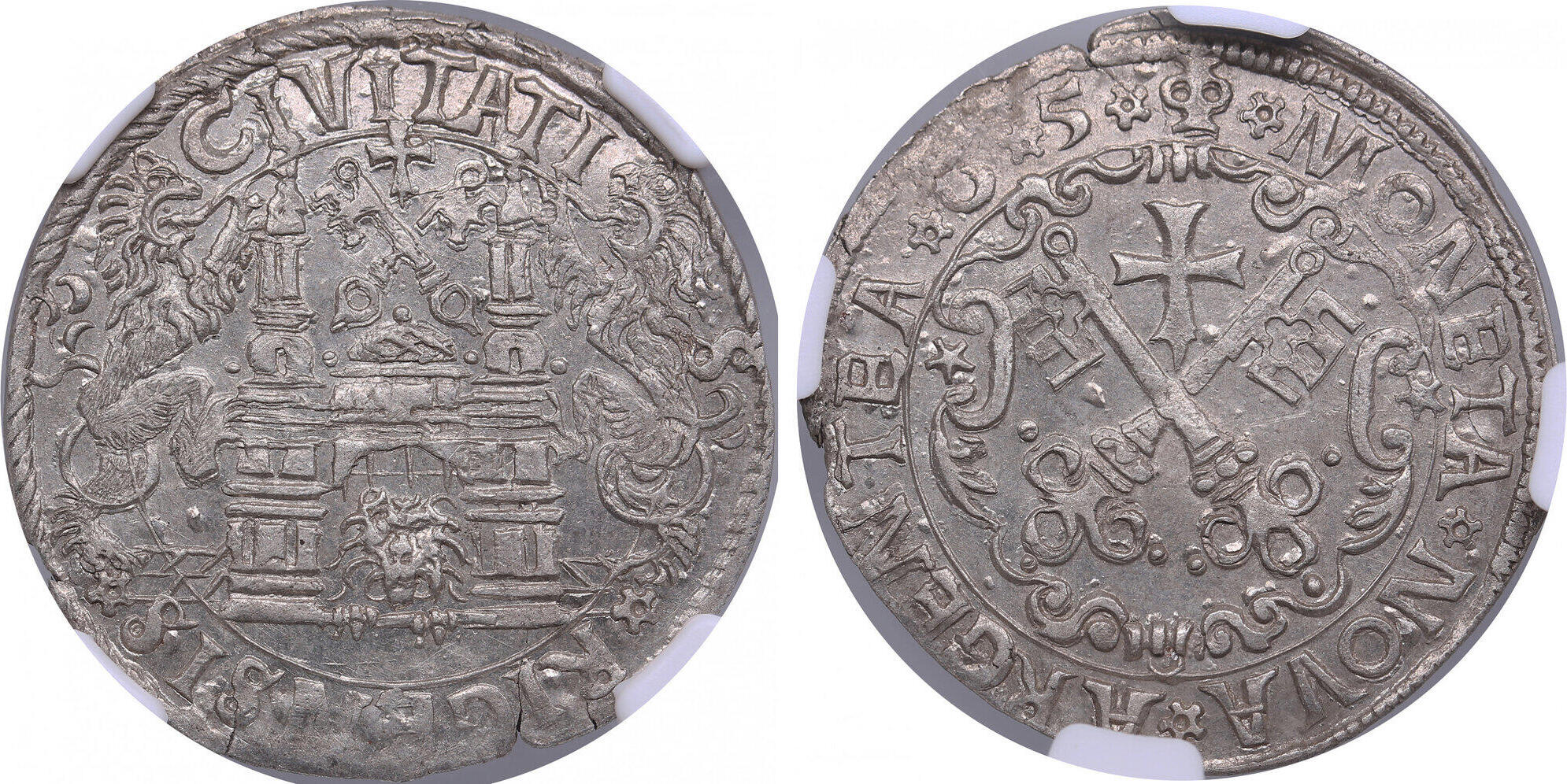 1/2 mark 1565 Free City Riga (1561-1581) - NGC MS 63 NGC MS63 | MA-Shops
