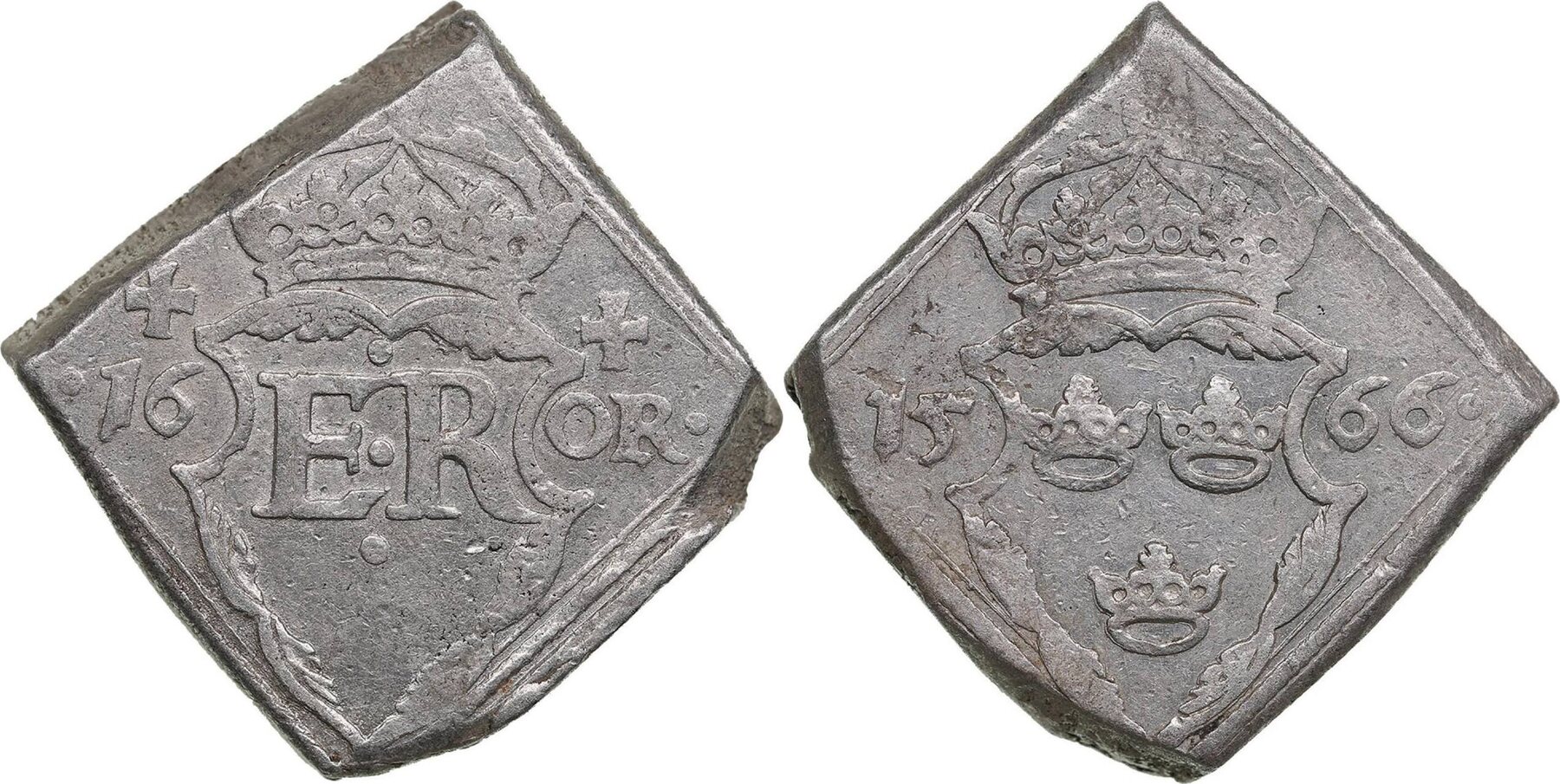 Sweden 16 Öre 1566 Eric XIV (1560-1568) XF- | MA-Shops