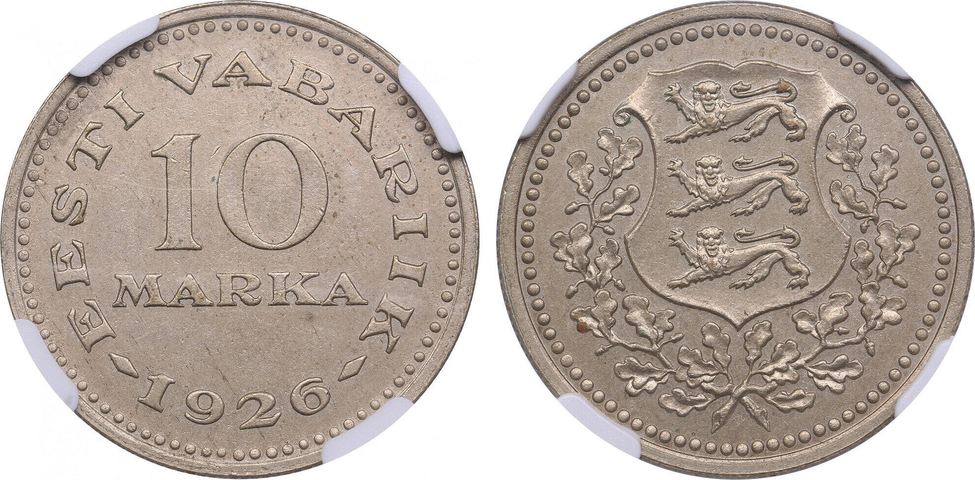 ESTONIA 10 MARKA 1926 NGC MS 62 | MA-Shops