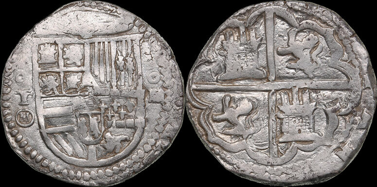 Spain / Toledo 4 reales nd Philip II (1556-1598), T, M AU | MA-Shops