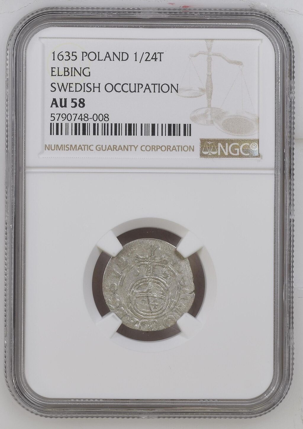 TOP POP | ELBING - SWEDEN | POLAND - SB 7 XR!!! 1/24 Taler 1635 Gustav ...