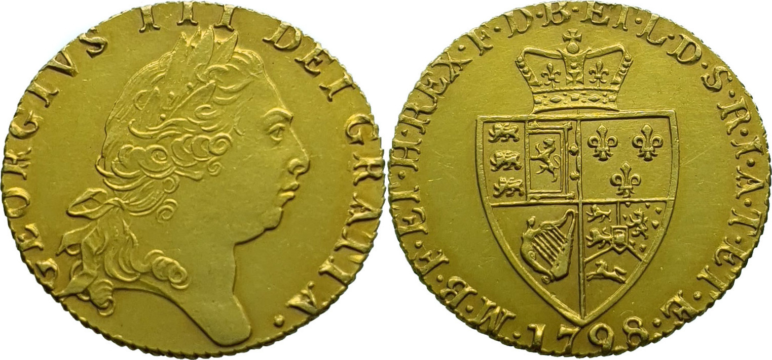 United Kingdom 1 Guinea 1798 George III - Gold unz (unzirculated) | MA ...