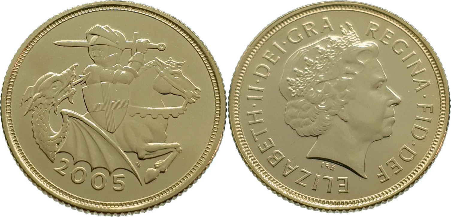 United Kingdom Sovereign 2005 Elizabeth II - Gold PP | MA-Shops